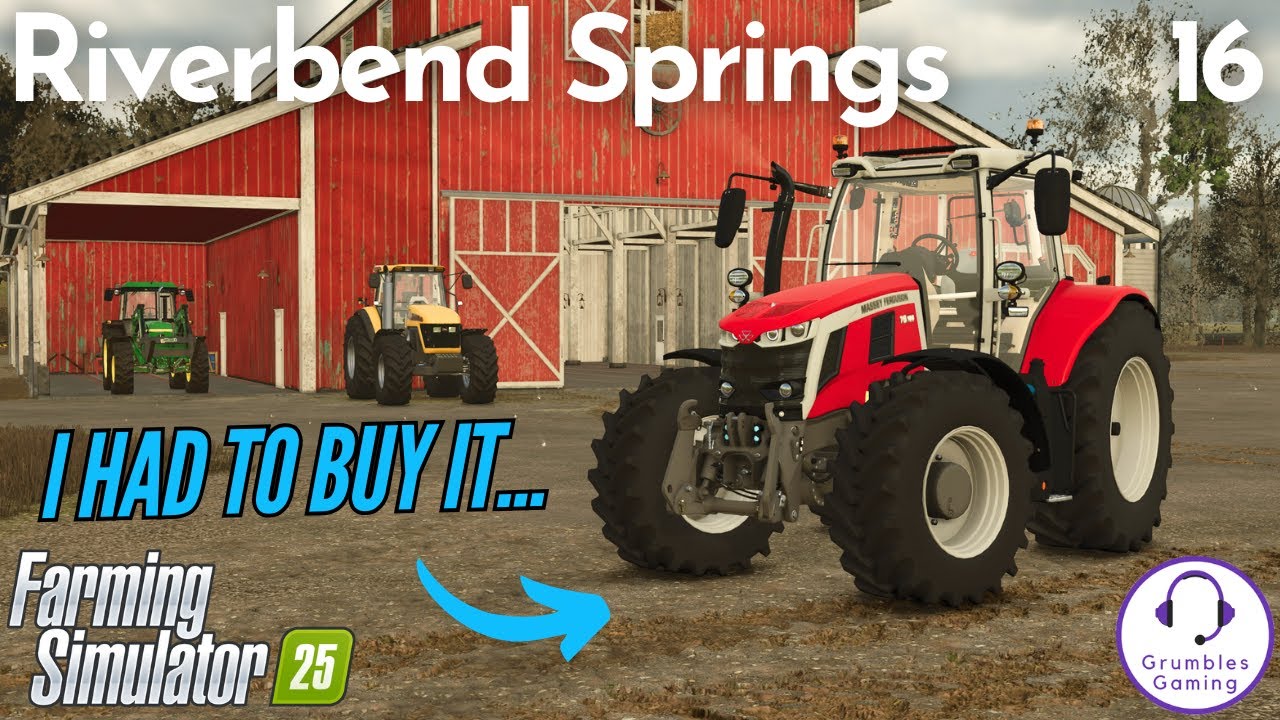 TRAIN RIDES AND NEW TRACTORS | Riverbend Springs | Farming Simulator 25 ...