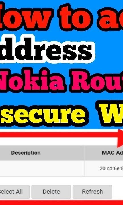 How to enable MAC address filtering in Konnect Nepal /MAC Konnect Nepal Nokia router 📶 - YouTube