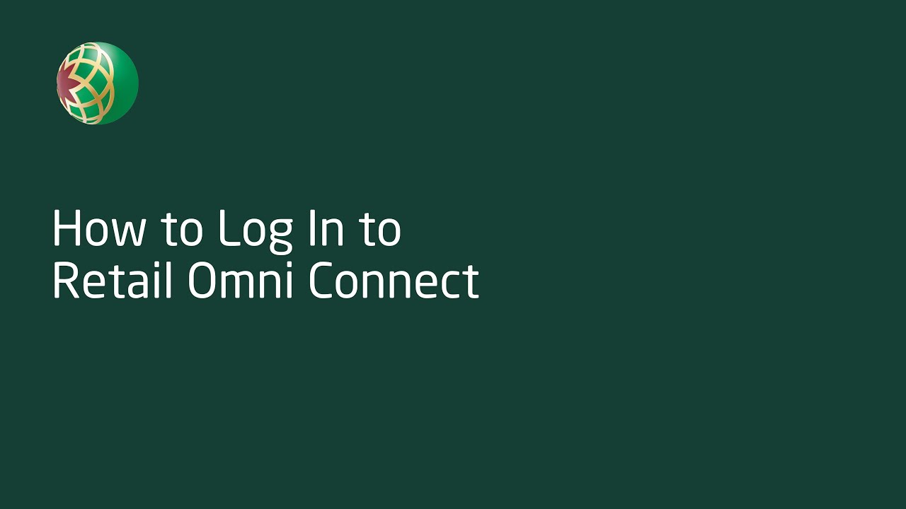 How to Log In to Retail Omni Connect - YouTube