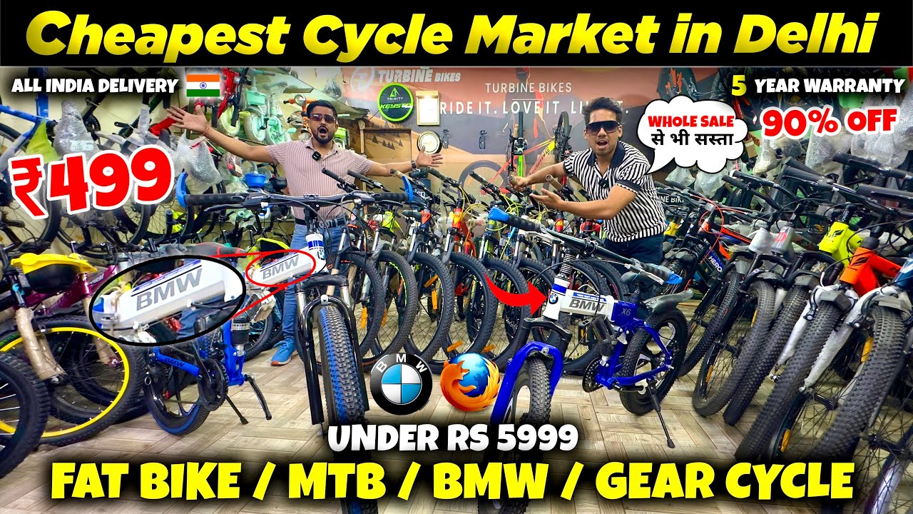 80% Off on Fat Bike & Gear Cycle | Cheapest cycle market in Delhi ...