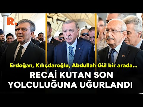 Erdoğan, Kılıçdaroğlu, Gül ve diğer liderler… Recai Kutan, son yolculuğuna uğurlandı