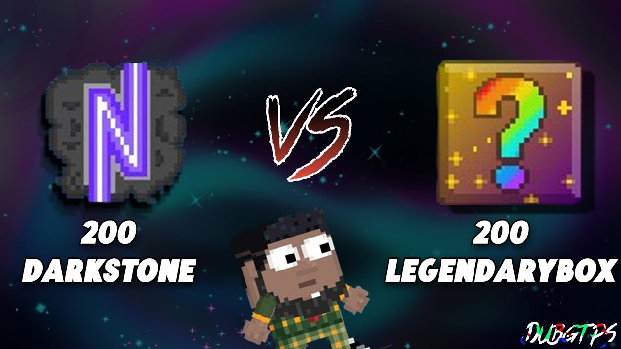 200 Dark Stones VS 200 Legendary Mystery Boxes! | Growtopia - YouTube