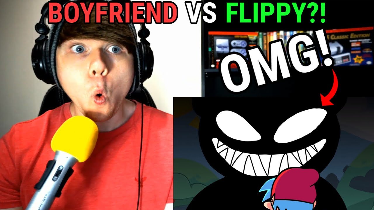 BOYFRIEND vs. FLIPPY?! Friday Night Funkin' Logic | Cartoon Animation ...