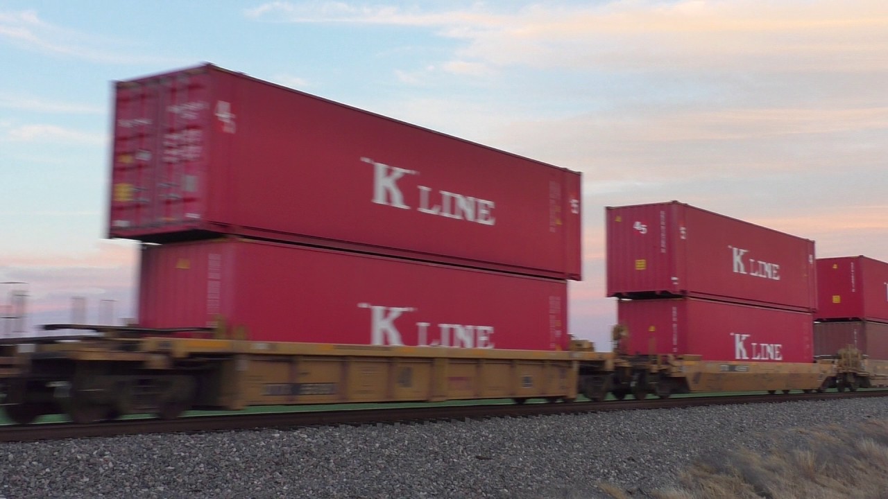 UP intermodal stack train on the UP Golden State Route 11/17/2016 # 4 ...