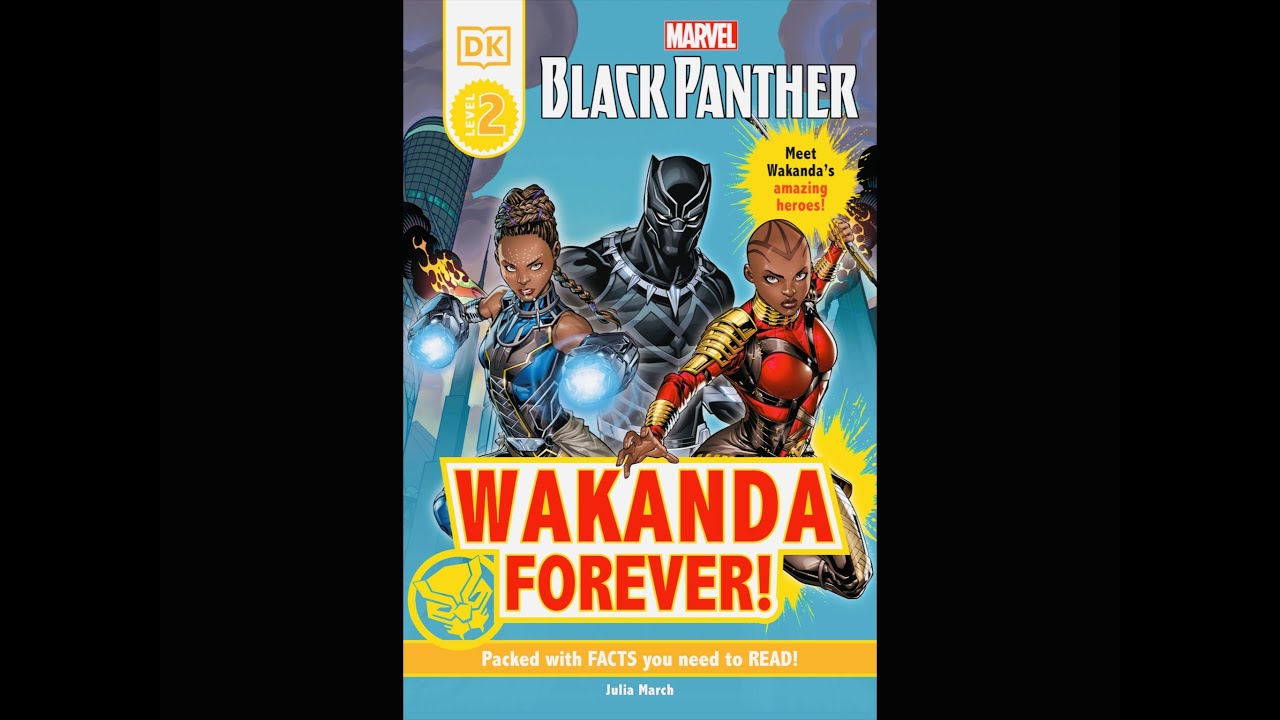LETS READ: MARVEL Black Panther WAKANDA FOREVER! DK Readers Level 2 ...