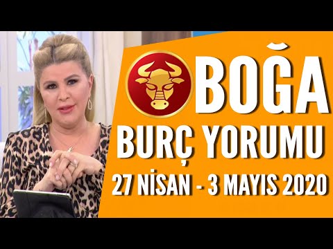 BOĞA BURCU | Sakin ve iradeli olun! | 27 Nisan - 3 Mayıs 2020