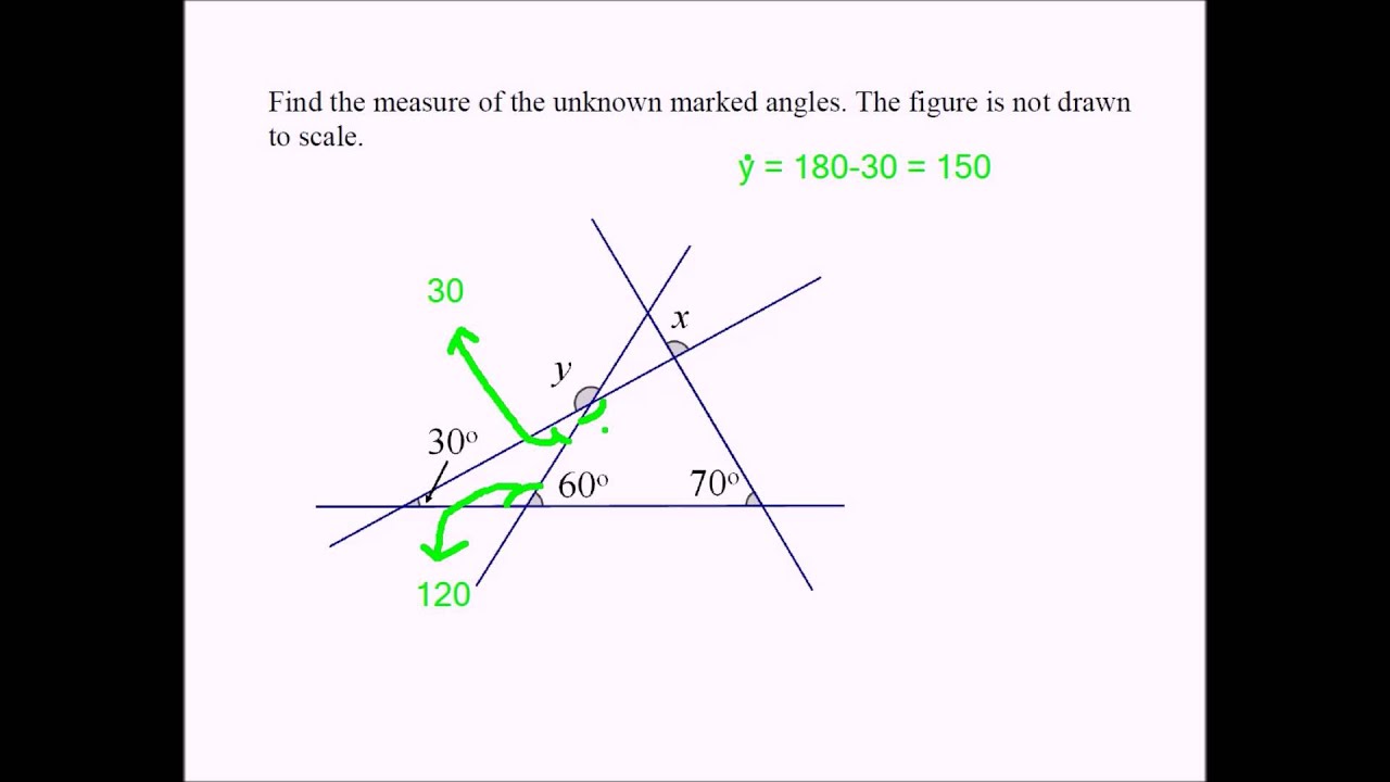 Middle School Geometry Problem 03 - YouTube
