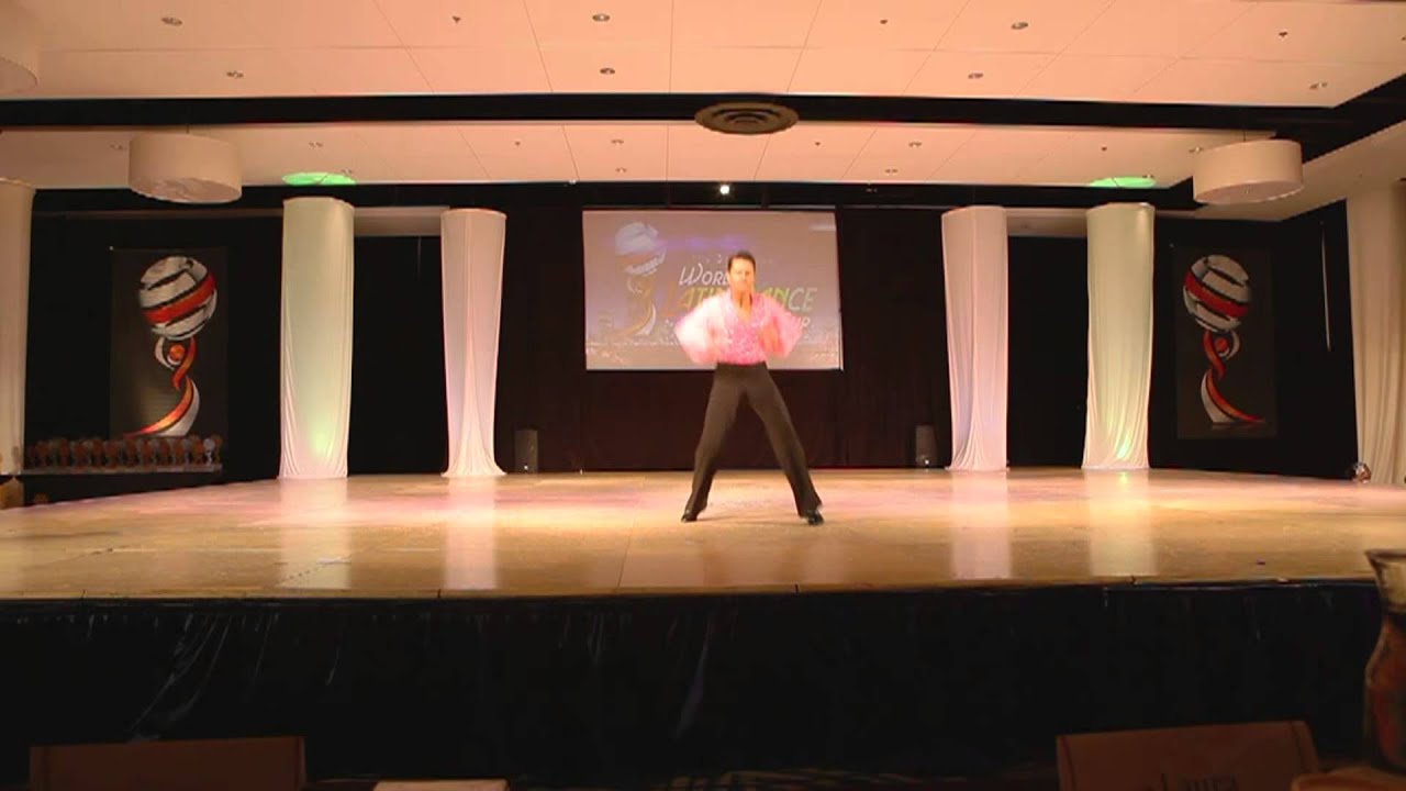 Csaba Szirmai /Australia - World Latin Dance Cup 2012 Soloist Man 3rd ...