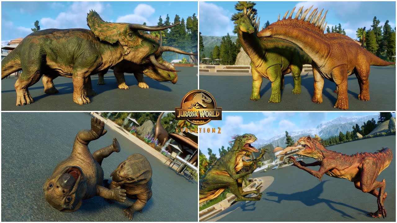 Some of The BEST SOCIAL INTERACTION! Dinosaurs Appear Randomly ...