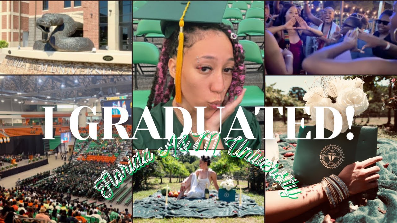 College Graduation Vlog🎓 FAMU Campus, Parties, HBCU Life, Grad Prep ...