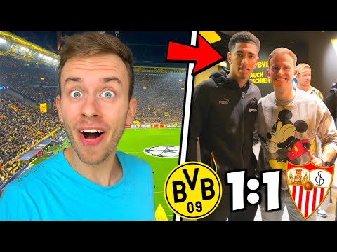 Dortmund vs Sevilla Stadionvlog 🔥 | Ich habe JUDE BELLINGHAM getroffen! 👀