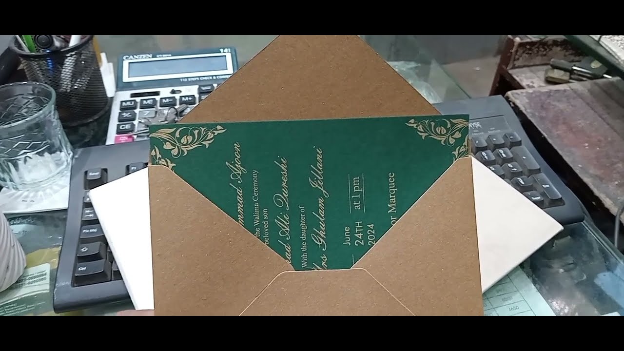 Wedding Invitation Card | Wedding Card Shop | Shadi Card - YouTube