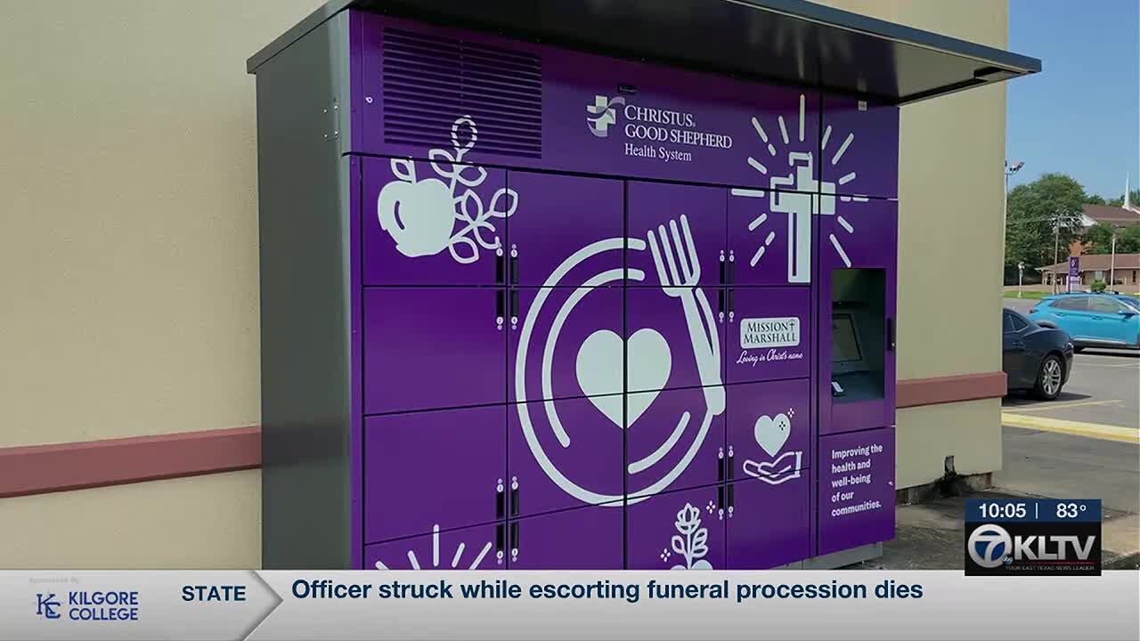 Mission Marshall food pantry launches remote food locker program - YouTube