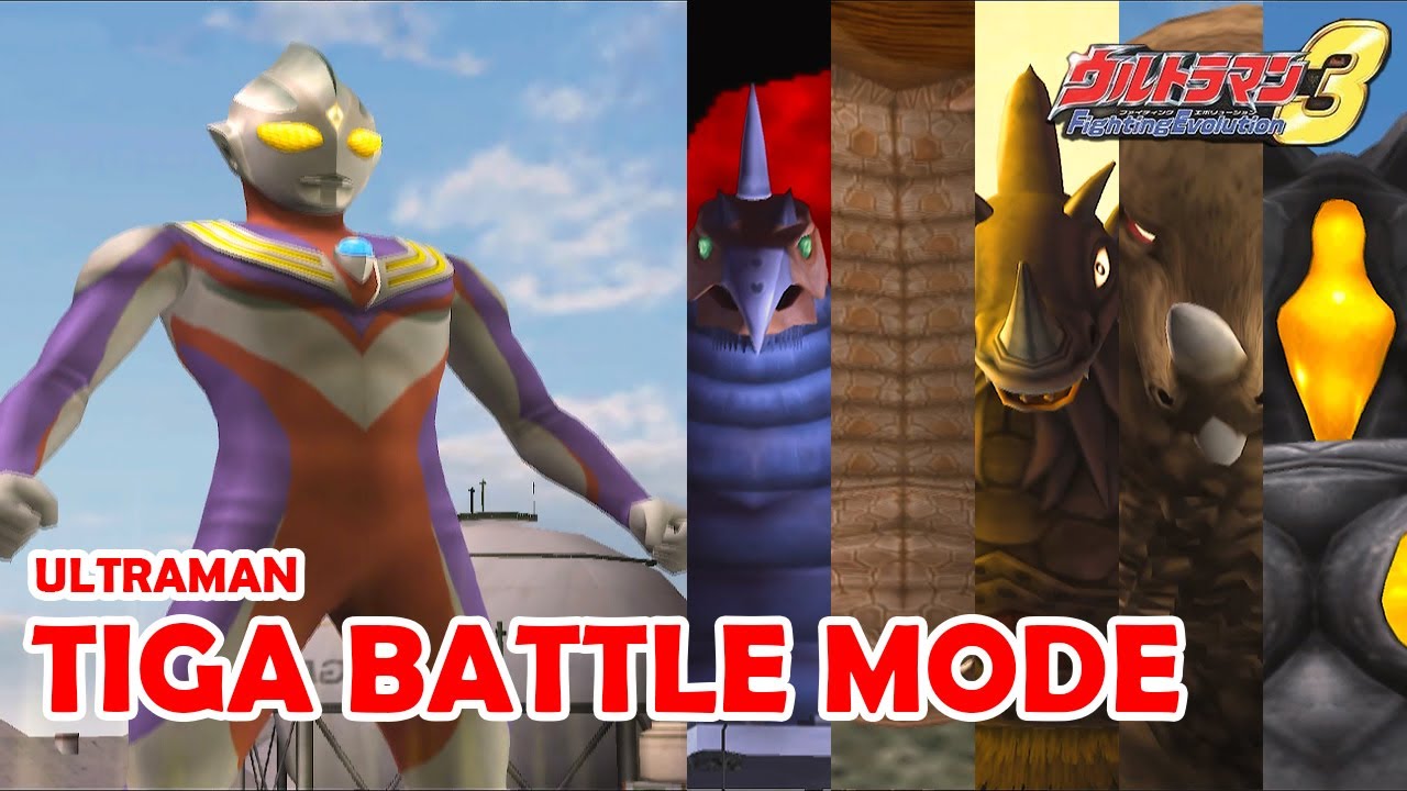 Ultraman FE3 - Ultraman Tiga Battle Mode 3 (1080p HD) - YouTube