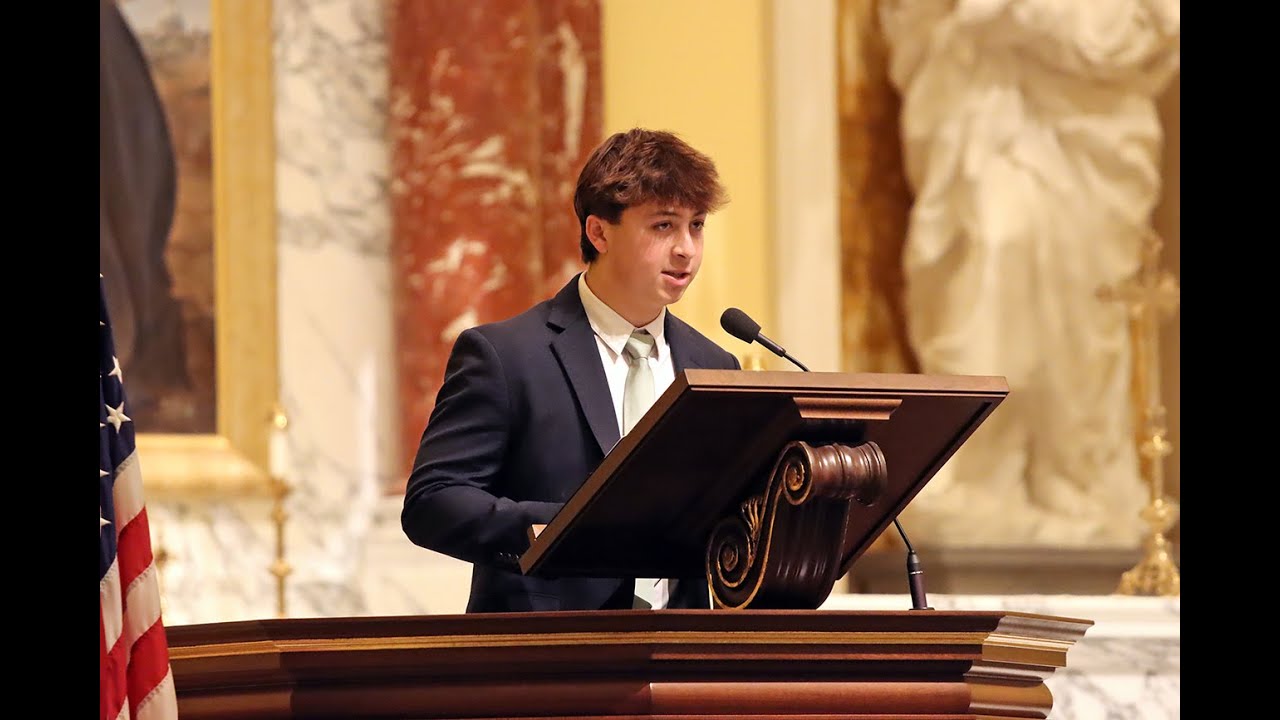 Jesuit High School of Tampa - Convocation - Connor Flynn '26 - 10-1-25 ...