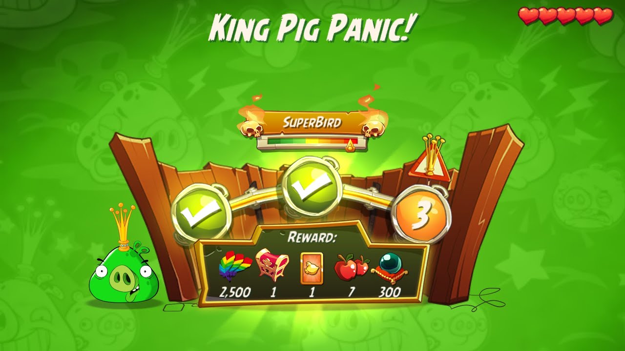 KPP (King Pig Panic) 6-rooms Shortcut - No Red,Blues,Chuck,Hal - Angry ...