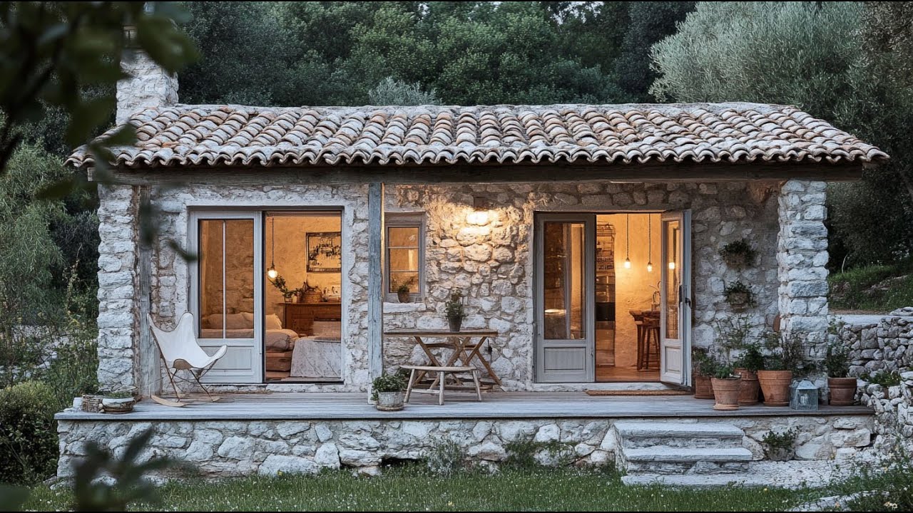 Simple Beauty: A Look at a Small Stone House With Exquisite Interior ...