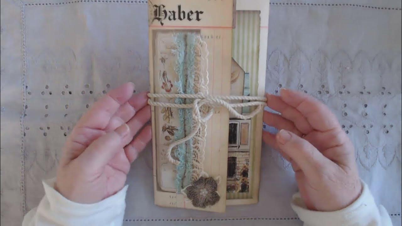 Pocket Tri-Fold Journal Insert - CDT Project for LoveJunkJournals - YouTube