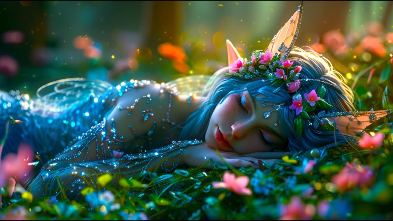 h LSleeping Fairies Enchanted Gardens Relaxing Music with Sleeping ...