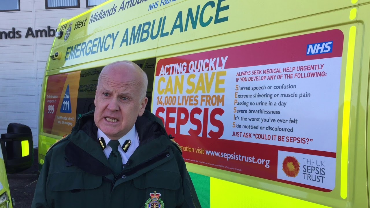 Chief Executive Anthony Marsh supports new Sepsis campaign - YouTube