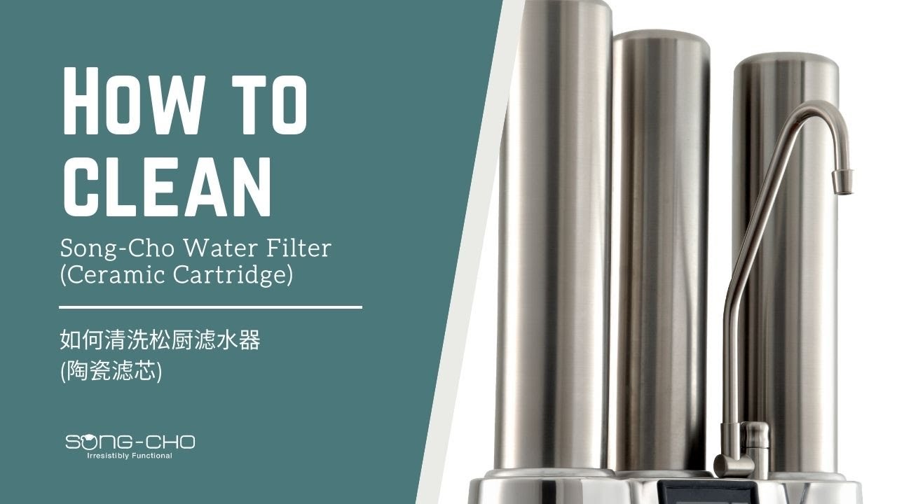 Song-Cho Water Filter - How to wash the ceramic cartridge (DIY) - YouTube