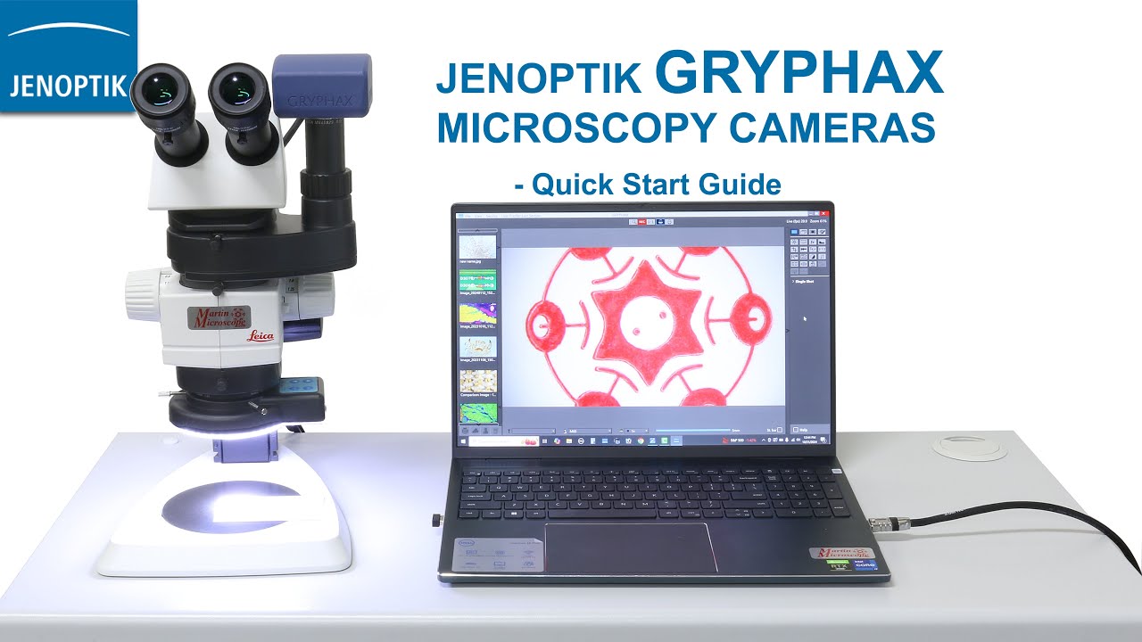 Jenoptik Gryphax Microscopy Cameras - Quick Start Guide - YouTube