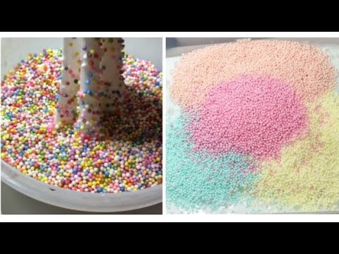 Floam Slime Mixing - Most Satisfying ASMR Compilation (#26) Lourraine ...