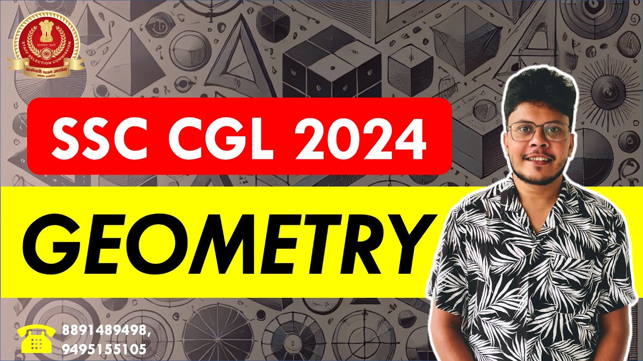 GEOMETRY - SSC CGL 2024 - STUDY PLAN - Revision Class - YouTube