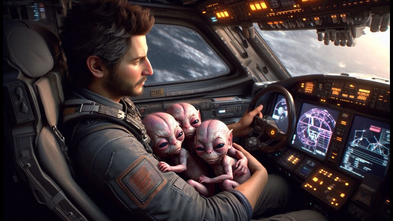 What kept the alien triplet babies alive when a pilot found them in a ...