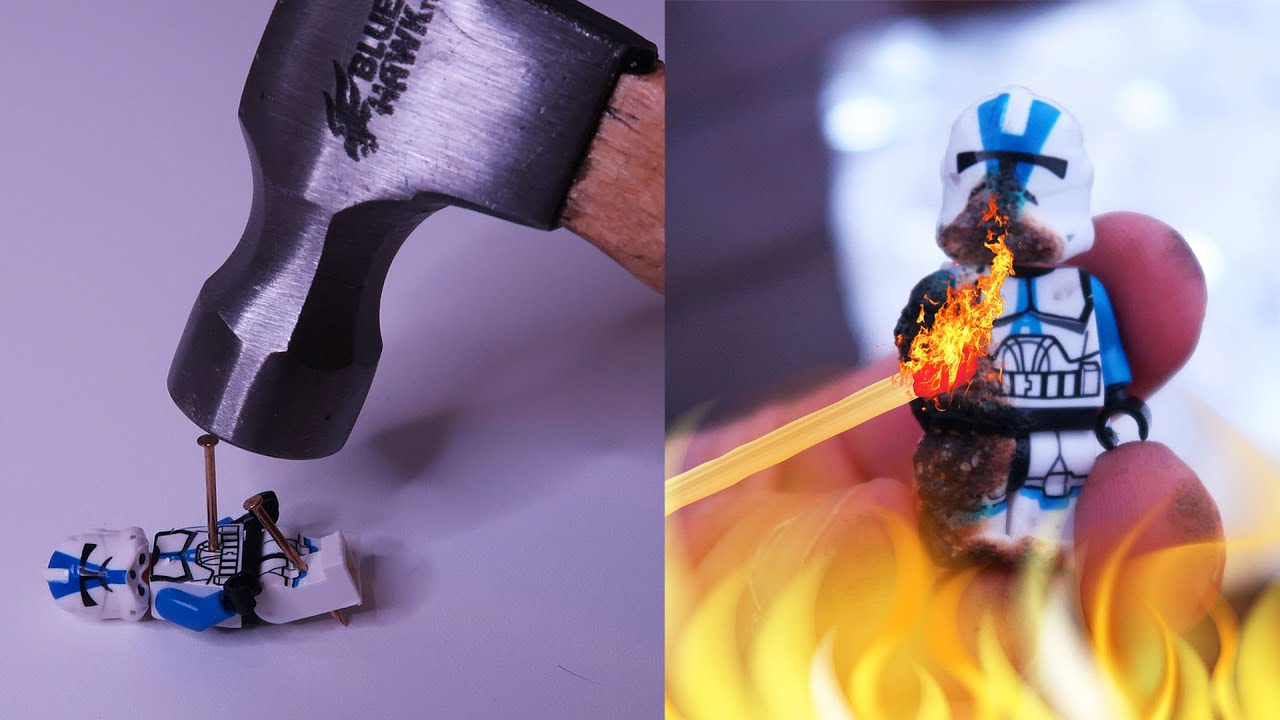 Destroying Fake LEGO Minifigure CLONES!? (Lego Star Wars Knock Offs ...