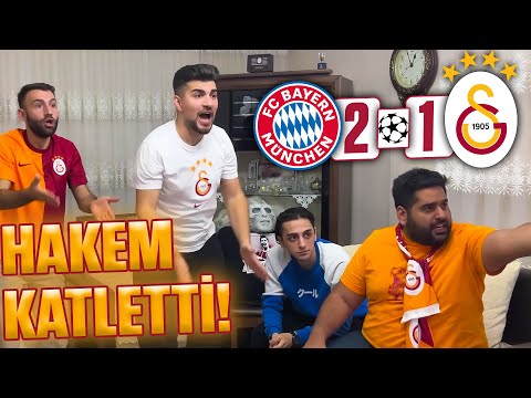 PORTEKİZLİ HAKEM MAÇI KATLETTİ SİNİRDEN ÇILDIRDIK | Bayern Münih 2-1 Galatasaray