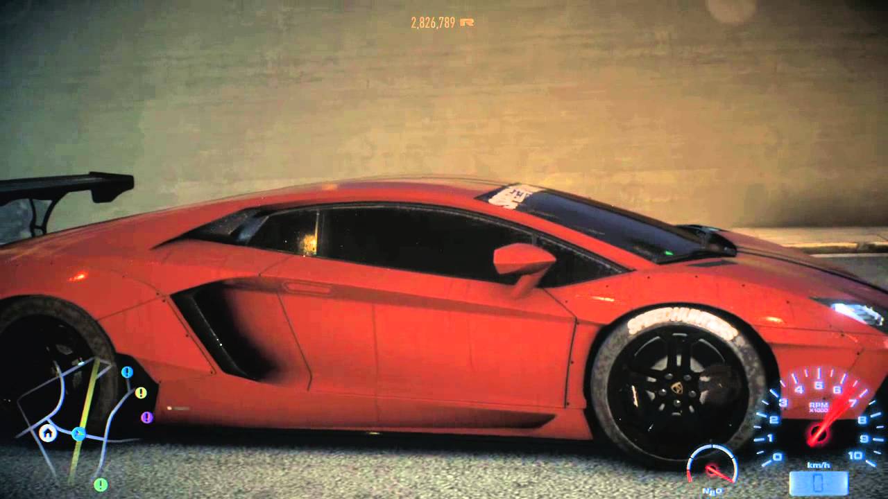 Need for Speed Lamborghini Aventador over 1000 HP Revs! - YouTube
