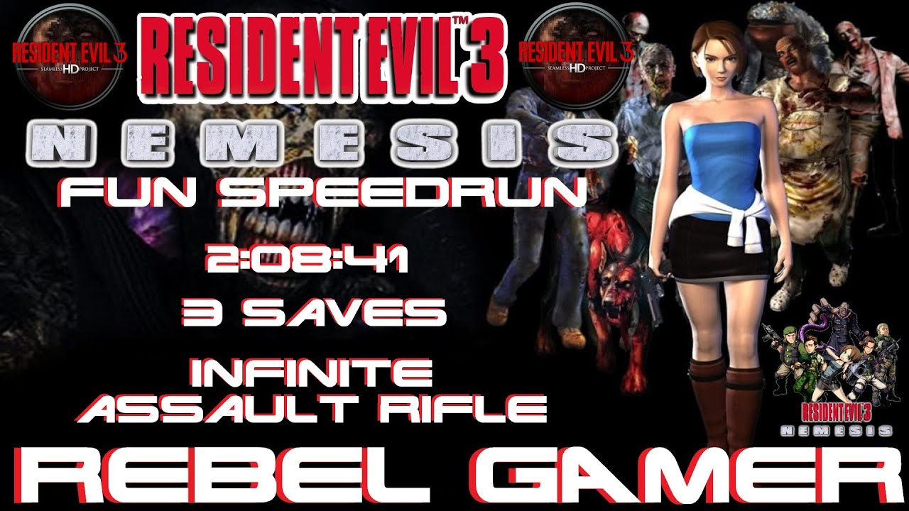 Resident Evil 3: Seamless HD Project - v2.0 - Fun Speedrun - PC - YouTube