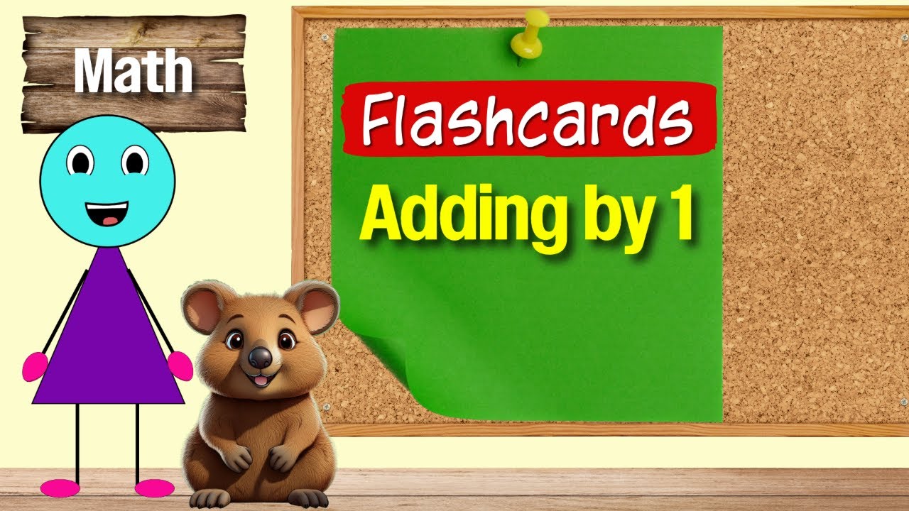FUN Adding by One Flashcards - YouTube