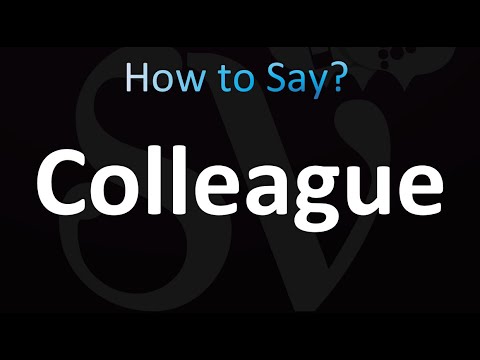 How to Pronounce Colleague (correctly!) - YouTube