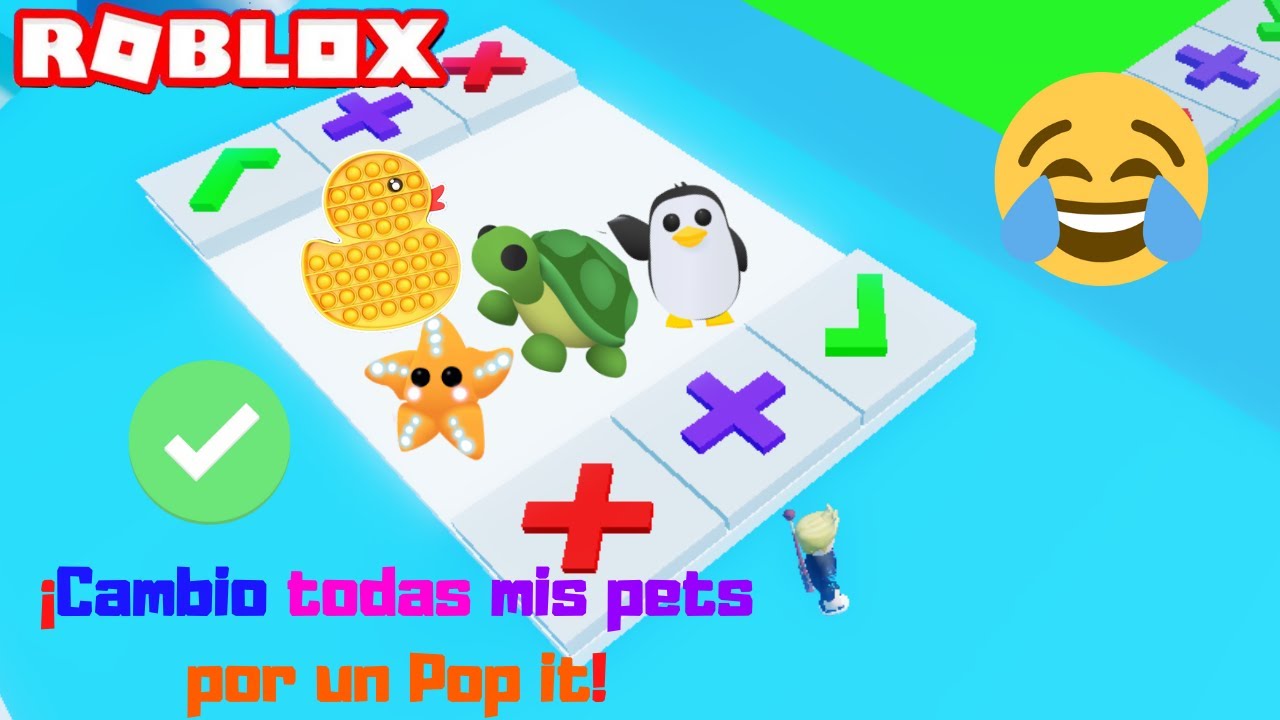 ¡CAMBIO TODOS MIS PETS DE ADOPT ME POR UN POP IT!/Pop It Trading /🦄🤔 ...