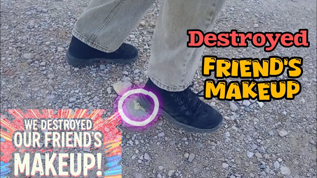 we destroyed makeup equipment of our classmate |Cazie who| - YouTube