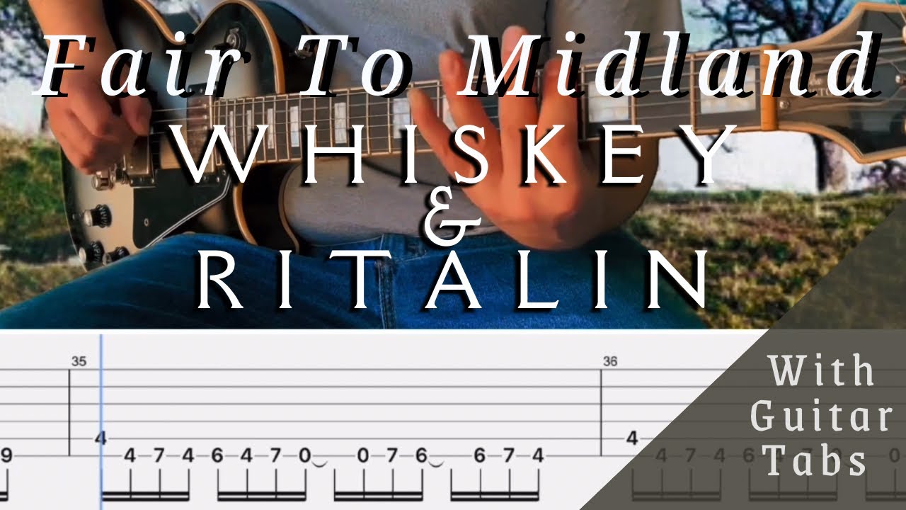 Fair To Midland- Whiskey & Ritalin Cover (Guitar Tabs On Screen) - YouTube
