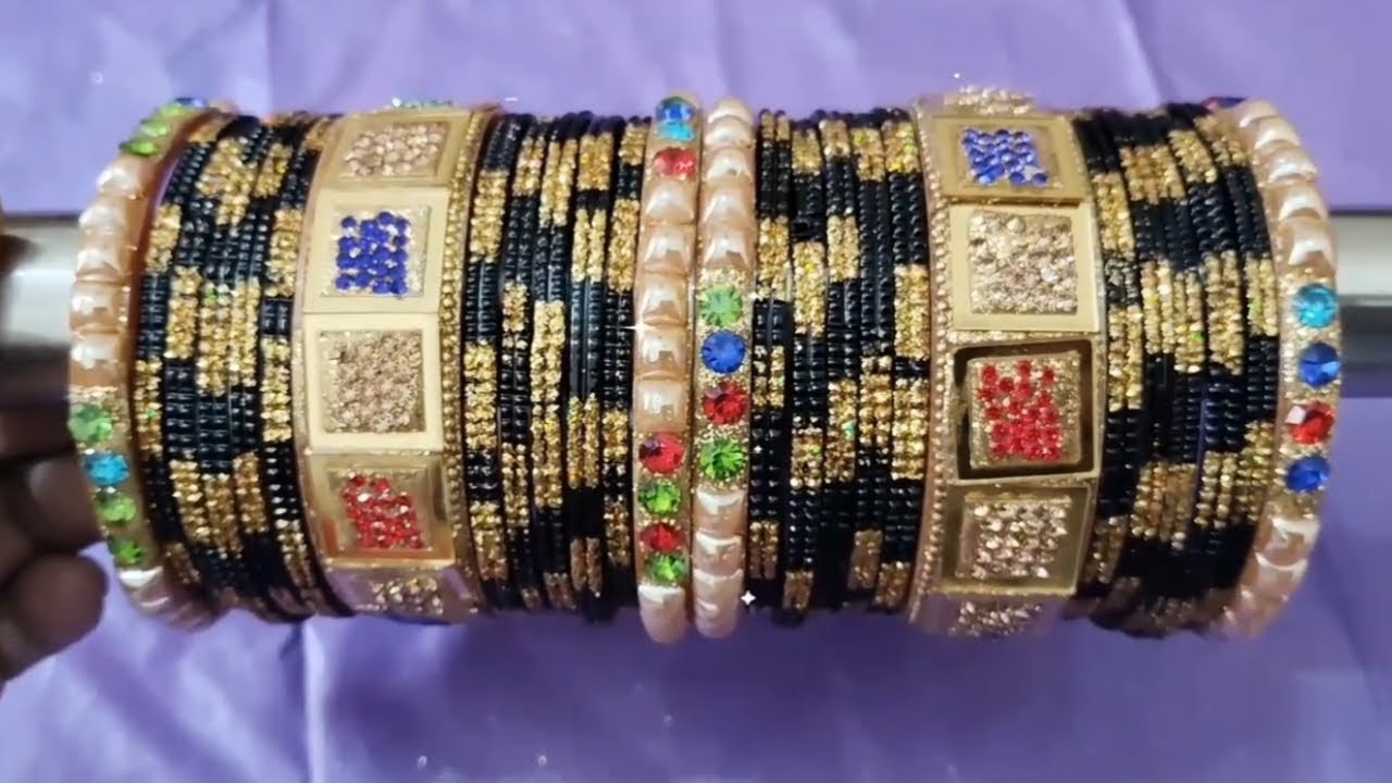 Beautiful Black Bangles Latest Design - YouTube