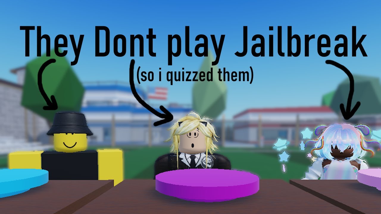 Non-Jailbreak players get quizzed on Jailbreak - YouTube