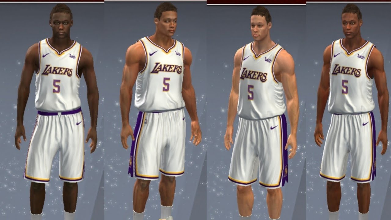 DIFFERENT TYPES OF SKINTONE/BODY OF NO CYBERFACE OR DEFAULT PLAYER-NBA ...