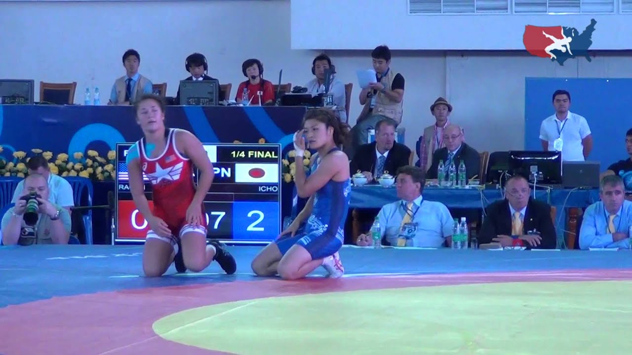 58 KG QF - Alli Ragan (USA) vs Kaori Icho (JPN) - YouTube
