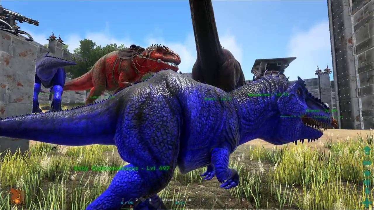 giga baby + Weird FPS increase. Ark: Survival Evolved #36 - YouTube