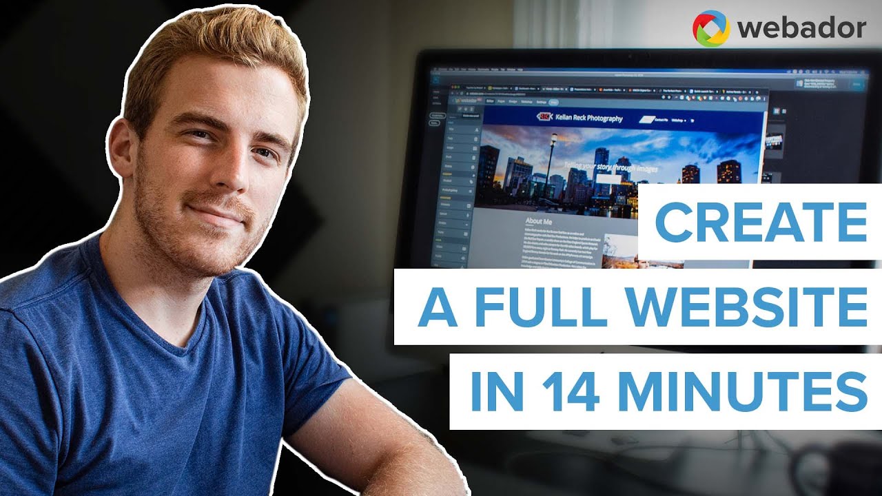 Create a full website in 14 minutes with Webador - YouTube