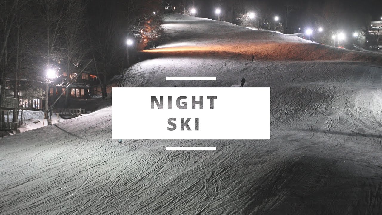 Night Skiing at Sugar Mountain Resort - YouTube