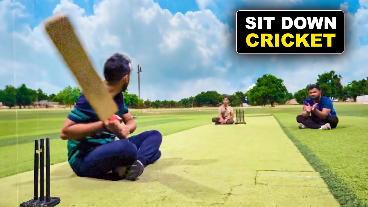 36 runs in 6 balls - Sit down Cricket match with friends 🥵 [ Super Over ...