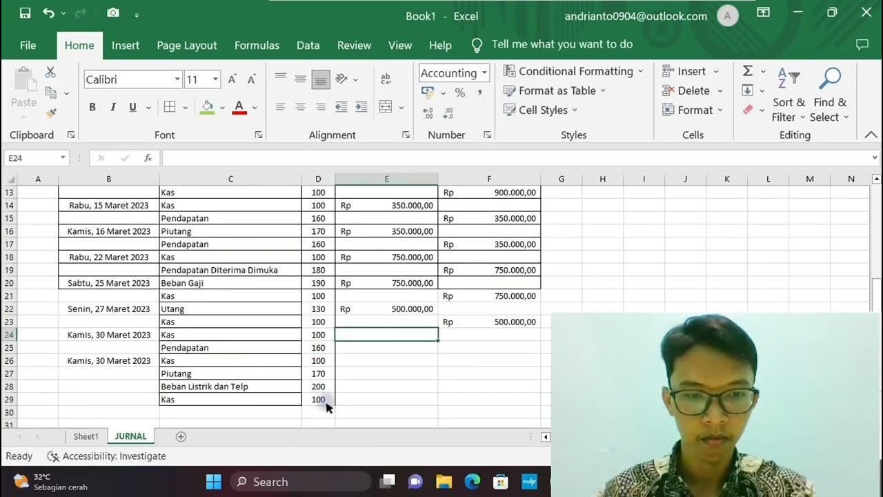 UTS APK AKUNTANSI (MS. EXCEL) || VIDEO TUTORIAL || ANDRIANTO - YouTube