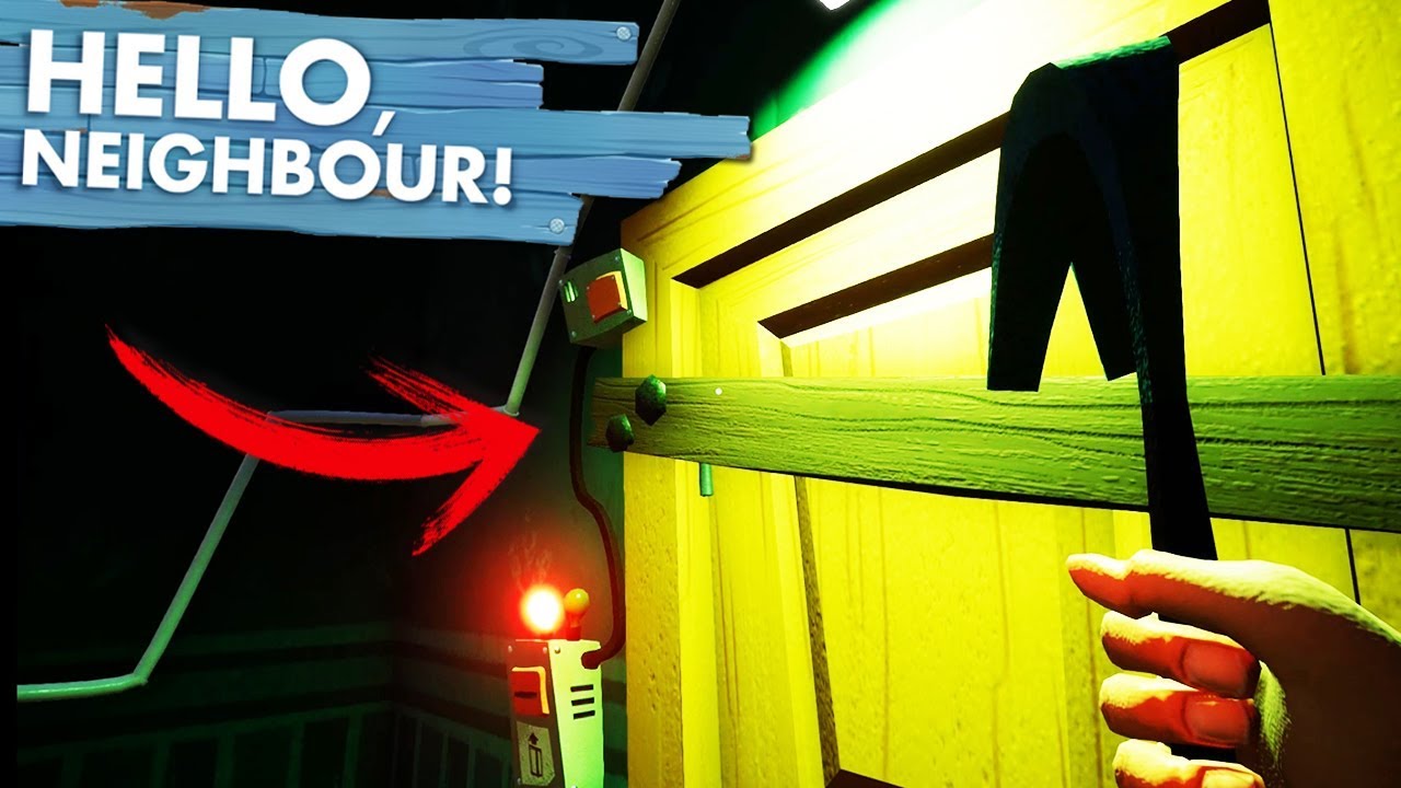 QUITANDO LOS CLAVOS DE LA PUERTA!! HELLO NEIGHBOR ACTO 3 PARTE 2 - YouTube