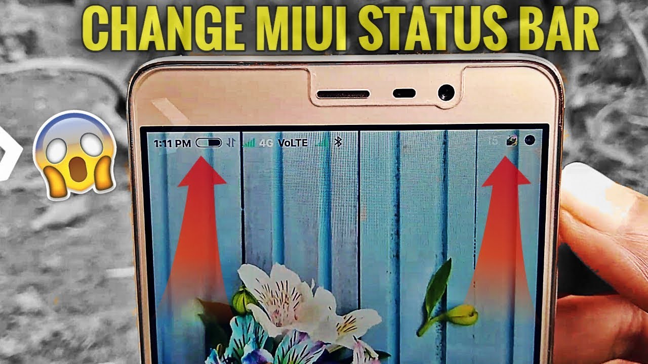 Change Miui Status Bar of Any Xiaomi Phones | Hindi | MrTechnoholic ...
