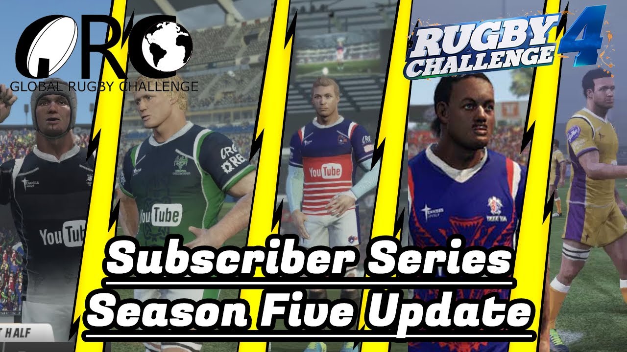 SUBSCRIBER SERIES UPDATE! - Global Rugby Challenge on Rugby Challenge 4 ...
